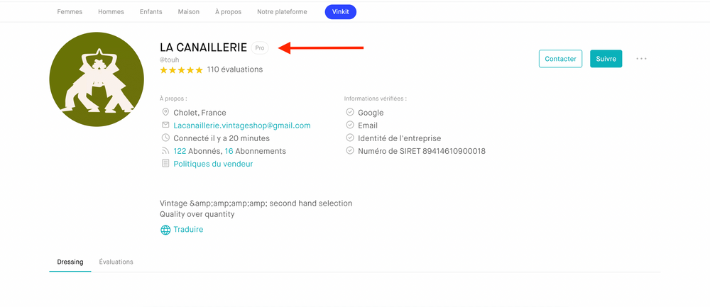 Vinted pour les Professionnels, faut-il s'inscrire