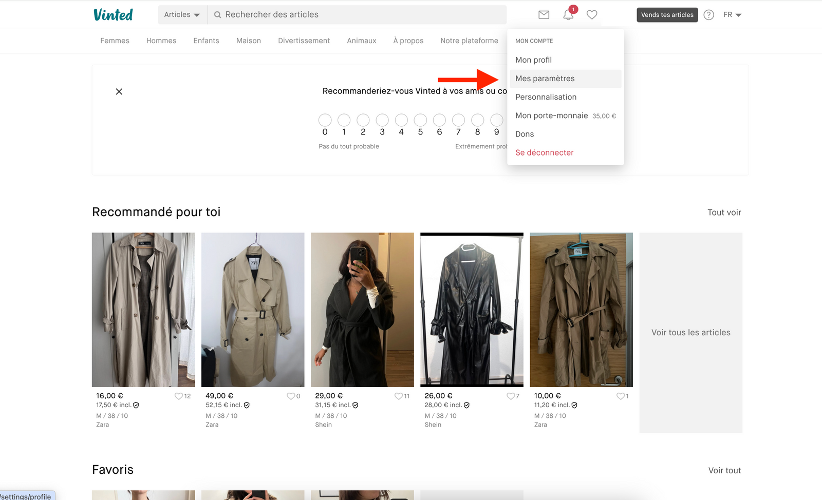 Comment supprimer son compte Vinted